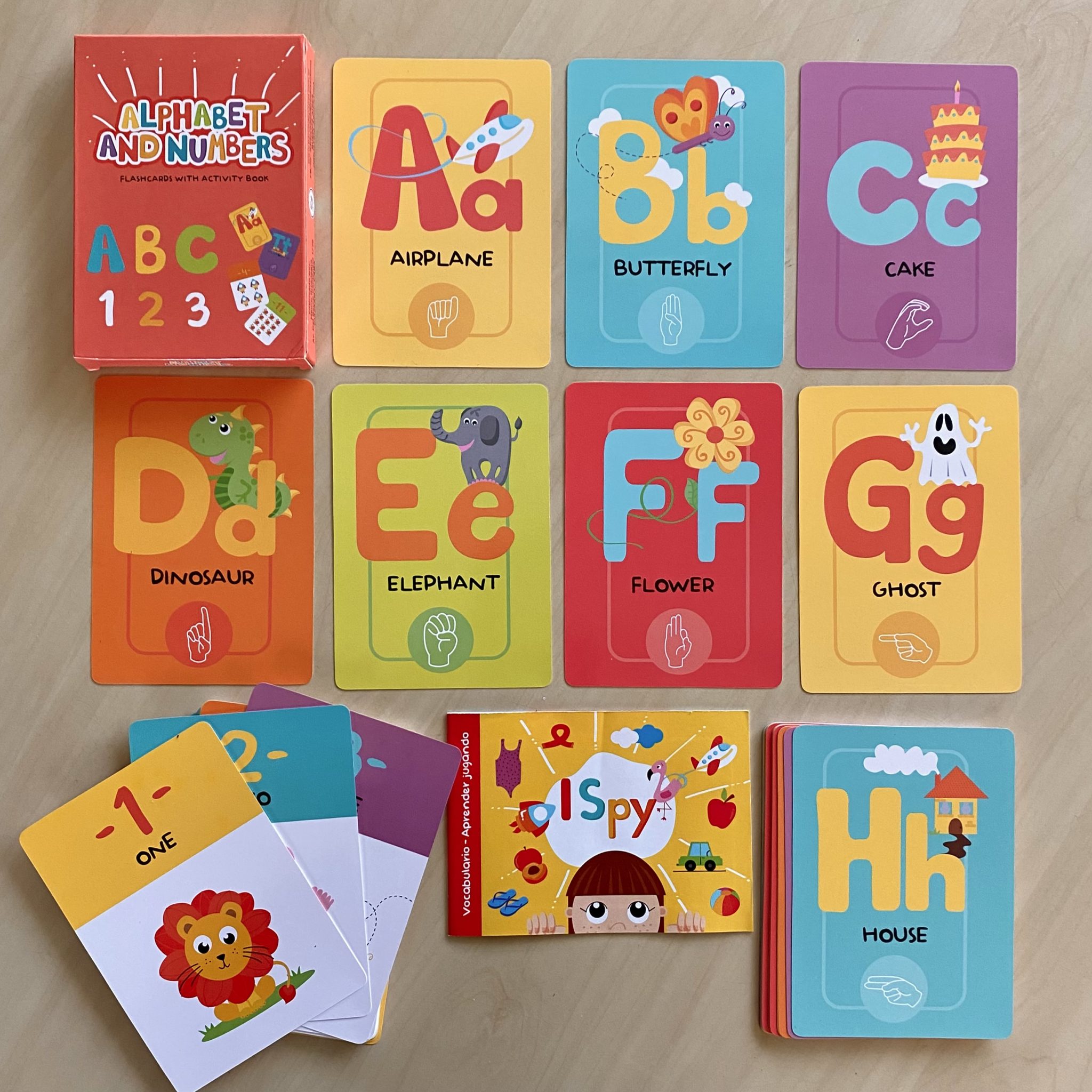 Tarjetas ALPHABET AND NUMBERS – REDIDAC