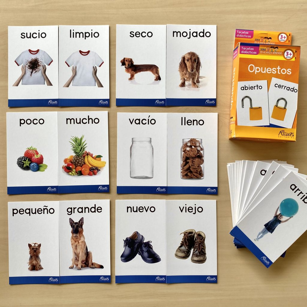 Tarjetas didácticas OPUESTOS – REDIDAC