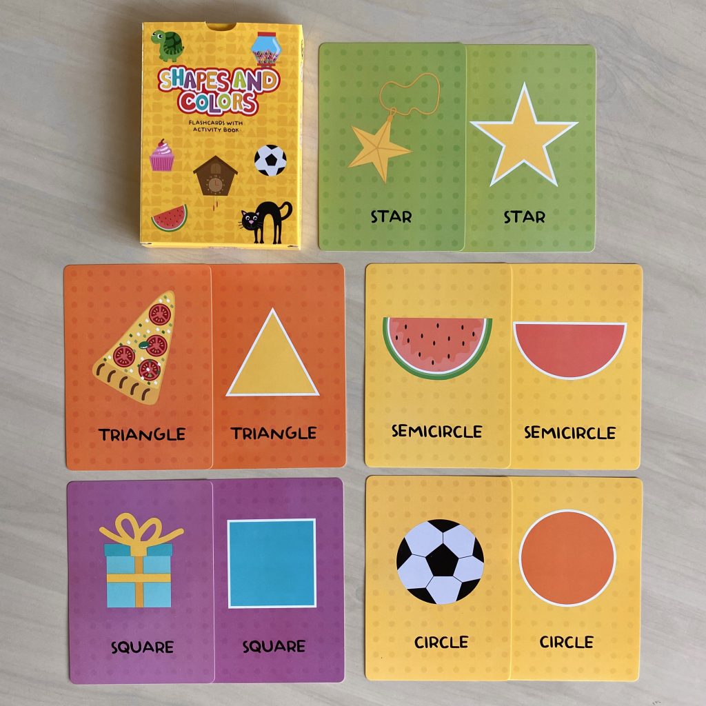Tarjetas SHAPES AND COLORS – REDIDAC