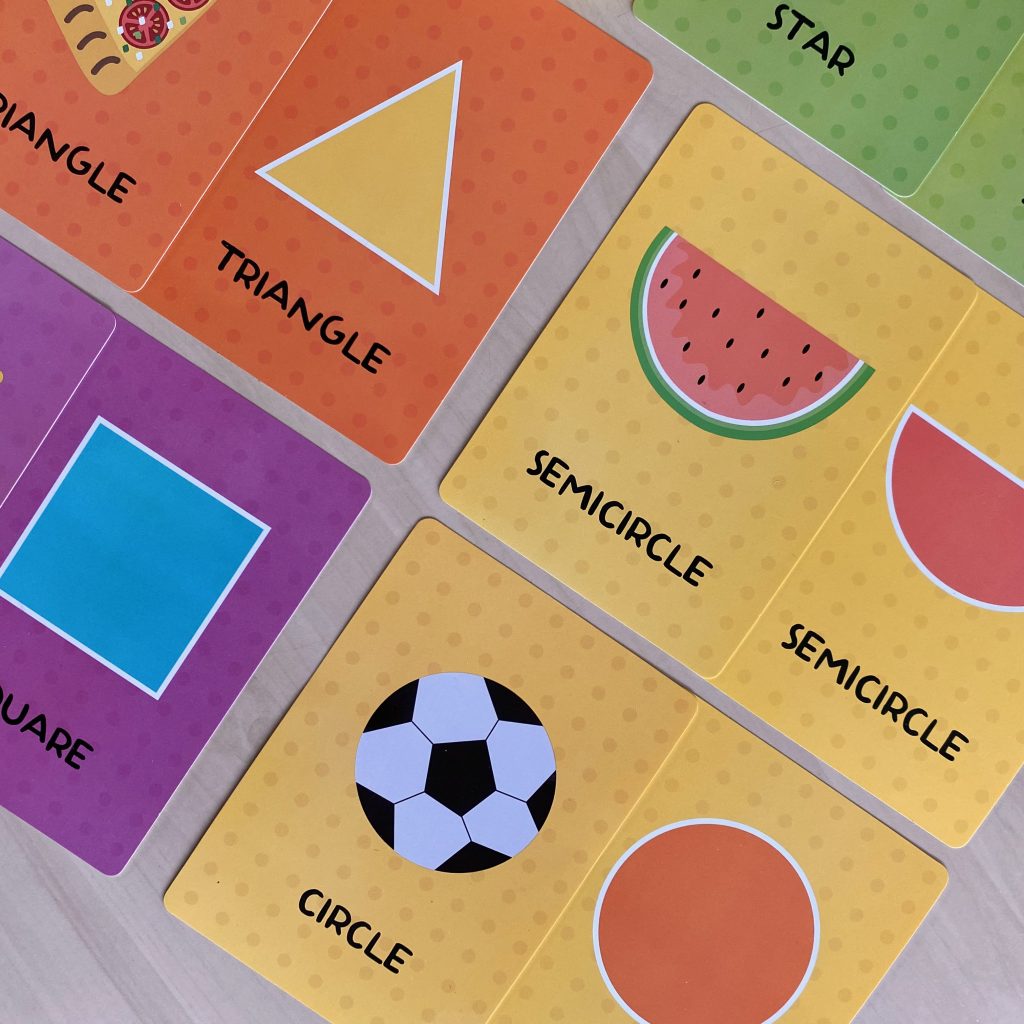 Tarjetas SHAPES AND COLORS – REDIDAC