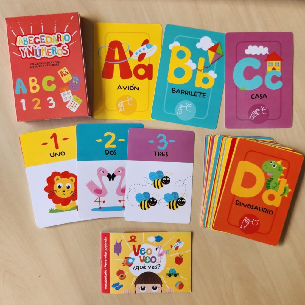 Tarjetas ABECEDARIO Y NUMEROS – REDIDAC